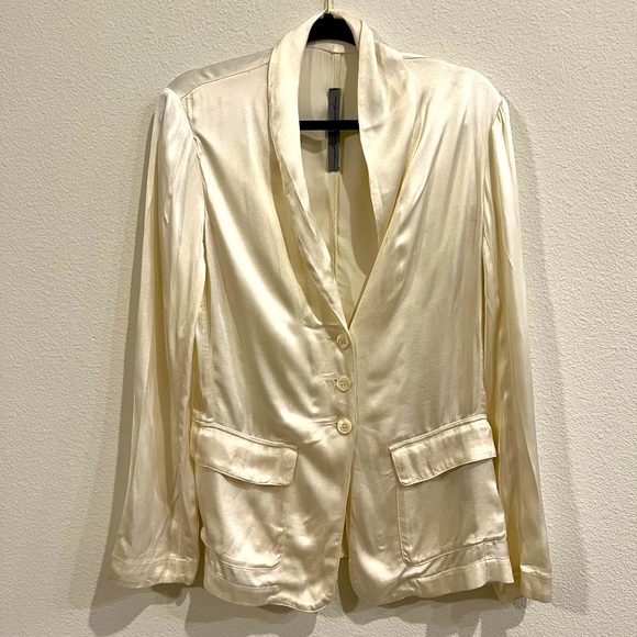 Raquel Allegra | Jackets & Coats | Raquel Allegra Beautiful Cream ...